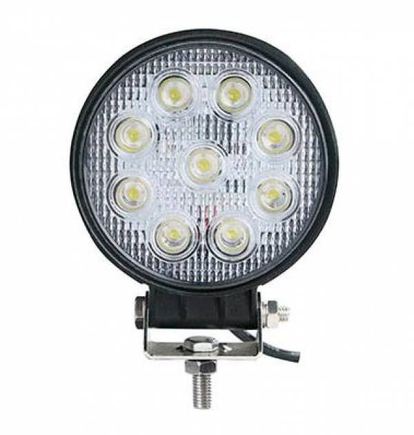 Round work light 9 LED 10V-30V 1700lm - OFFROAD AREA 4x4 / Long Range ...