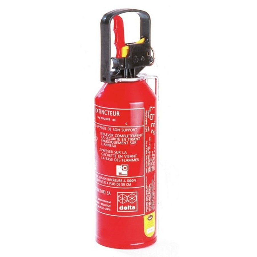 Fire extinguisher 1 kg ABC powder - Andorra Campers Online Shop