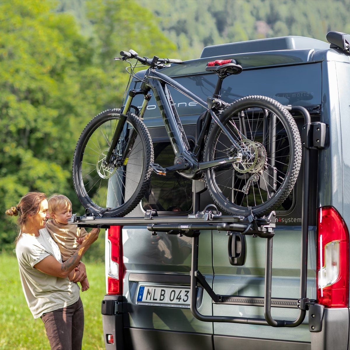 THULE VeloTrack Bike Rack Ducato/Jumper/Boxer >2007 - Andorra Campers ...