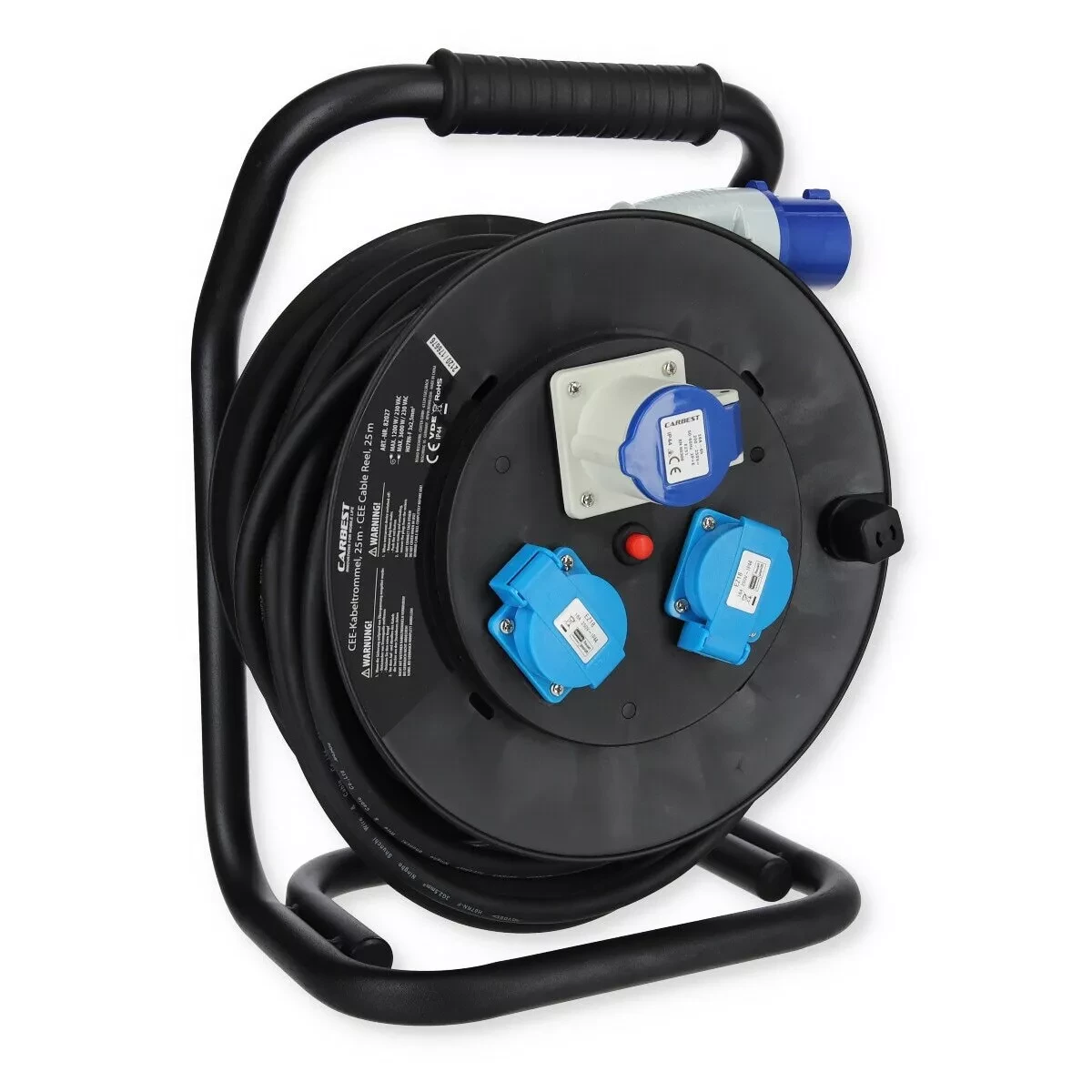 CEE H07 RN-F cable reel 3 x 2.5 mm² - 25m - Andorra Campers Online Shop